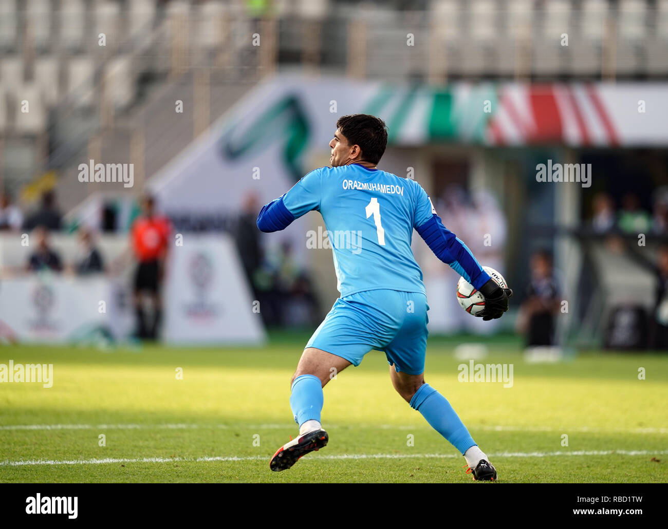 January 9, 2019 : Mammet Orazmuhammedow of Turkmenistan during Japan v ...