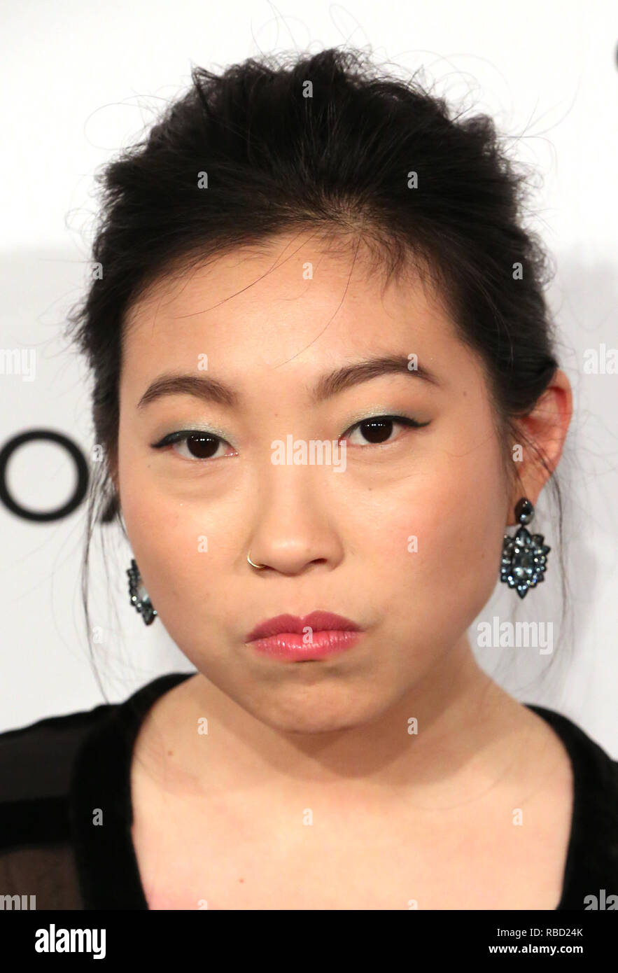Awkwafina attends the 2019 National Board Of Review Gala at Cipriani ...