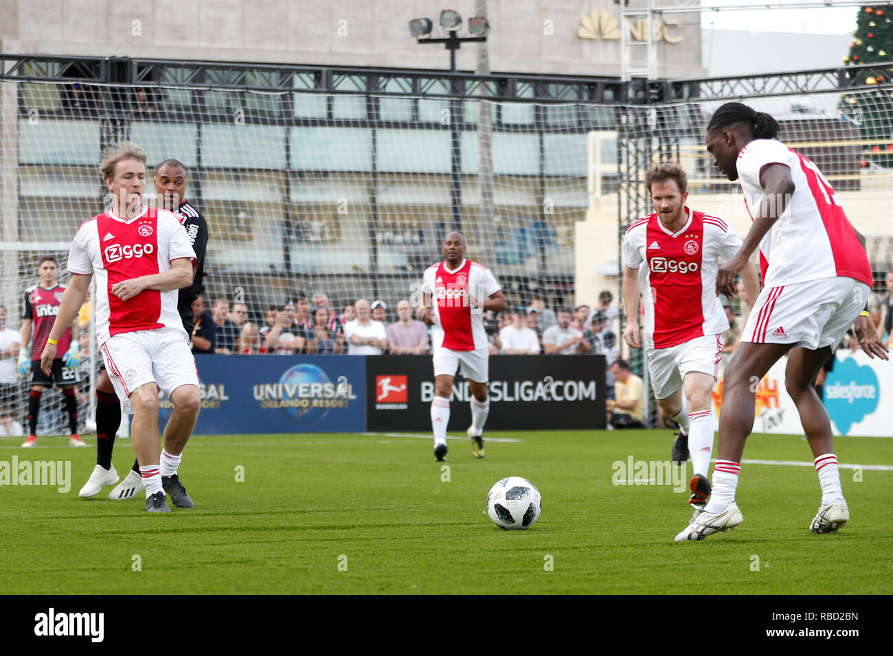 ORLANDO, 8-01-2019 , Richard Witschge, Aron Winter, John O'Brien, Mario ...