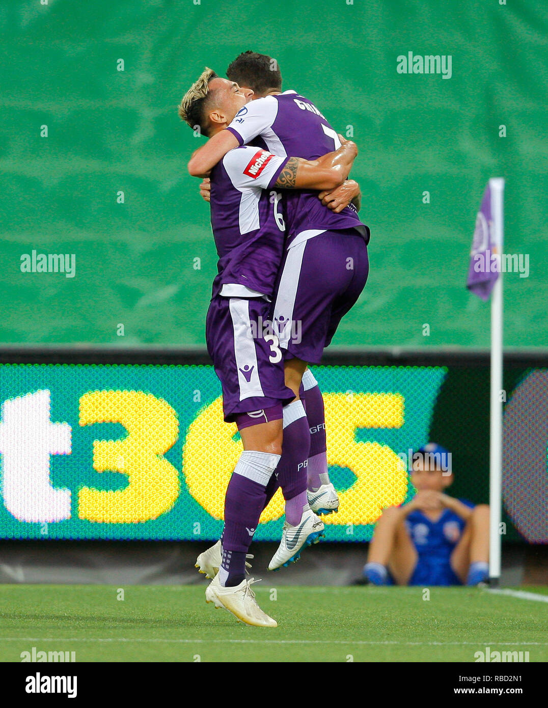 9th January 2019, nib Stadium, Perth, Australia; A League football ...