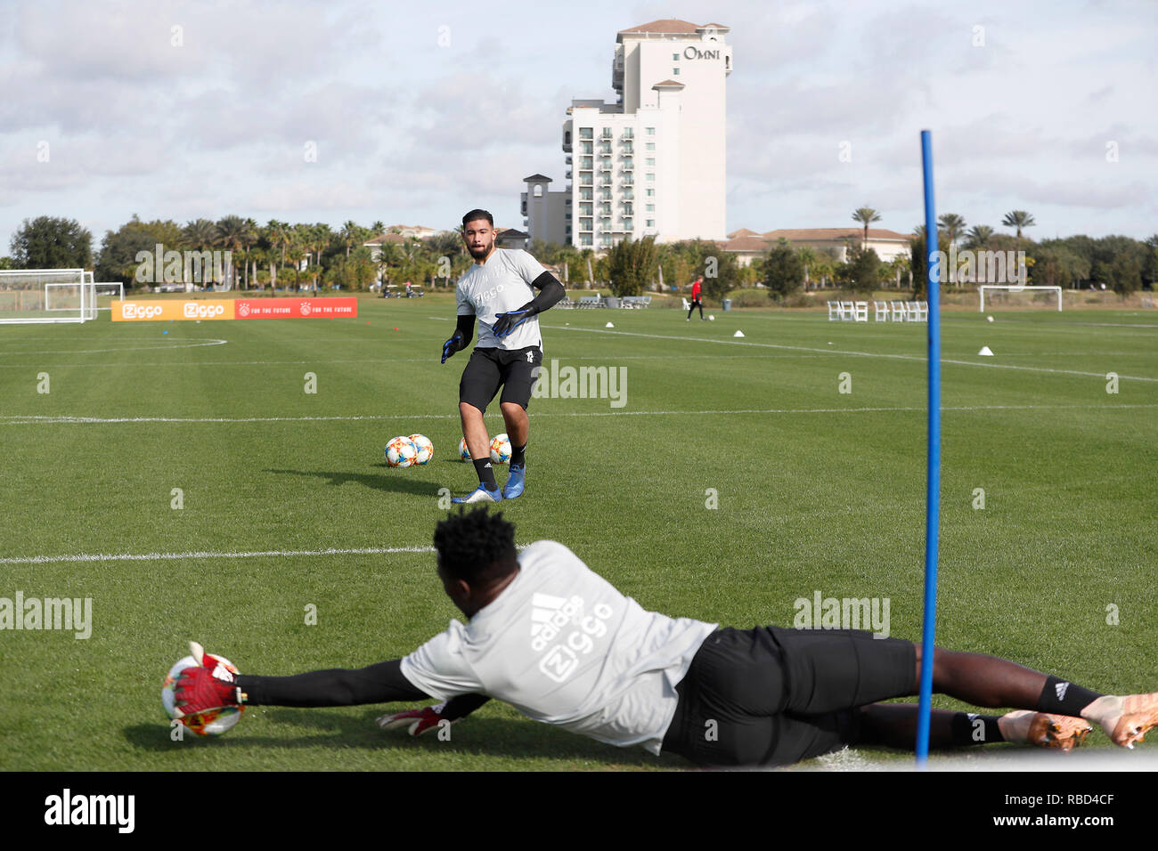 ORLANDO, 09-01-2019 , Issam El Maach and Andre Onana during the ...