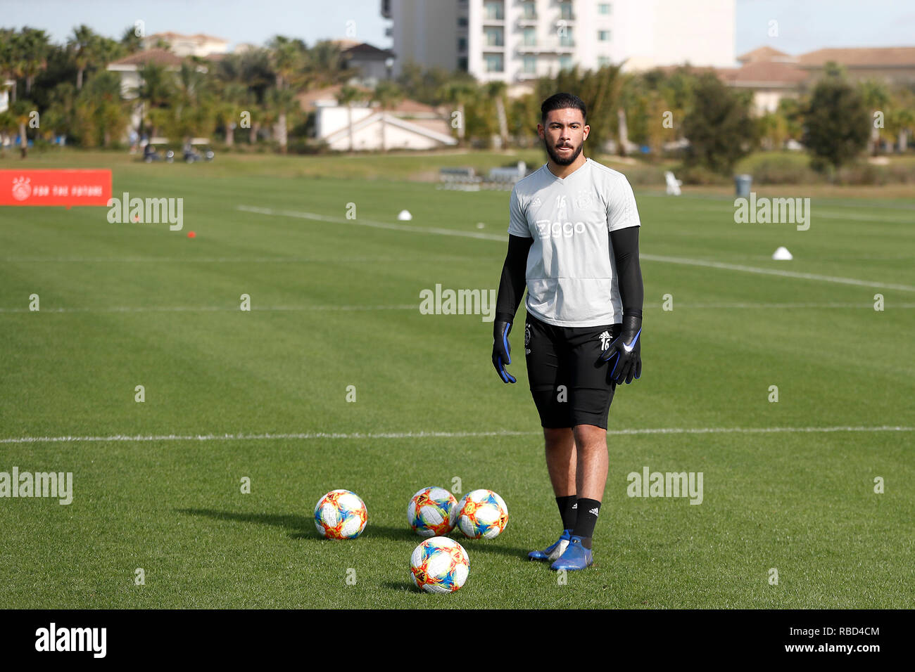 ORLANDO, 09-01-2019 , Issam El Maach during the Training Camp of Ajax ...
