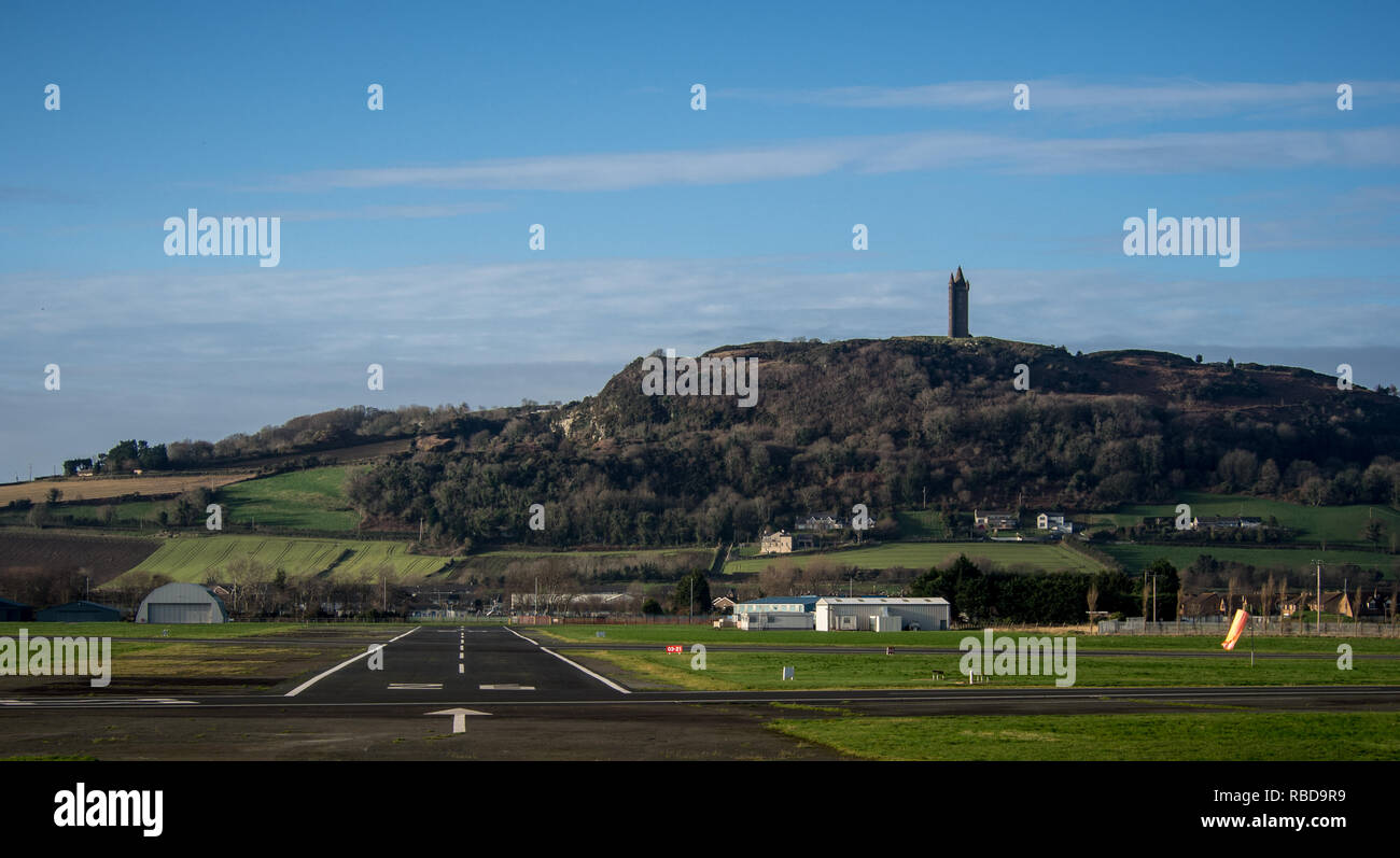 Ulster Flying Club and Newtownards aerodrome in Northern Ireland Stock ...