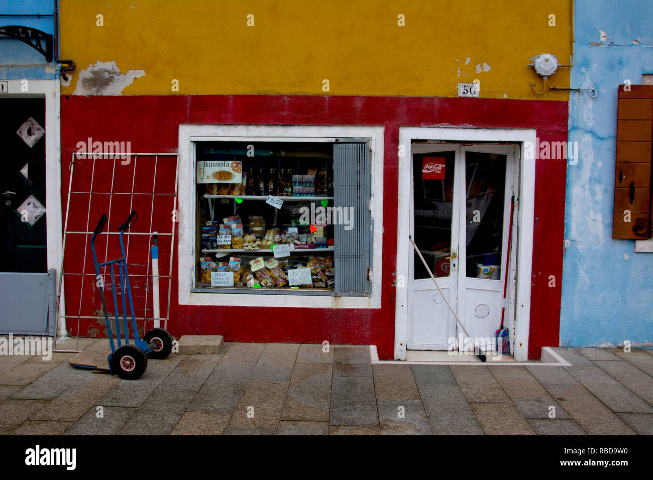 The Italian shop house Stock Photo - Alamy