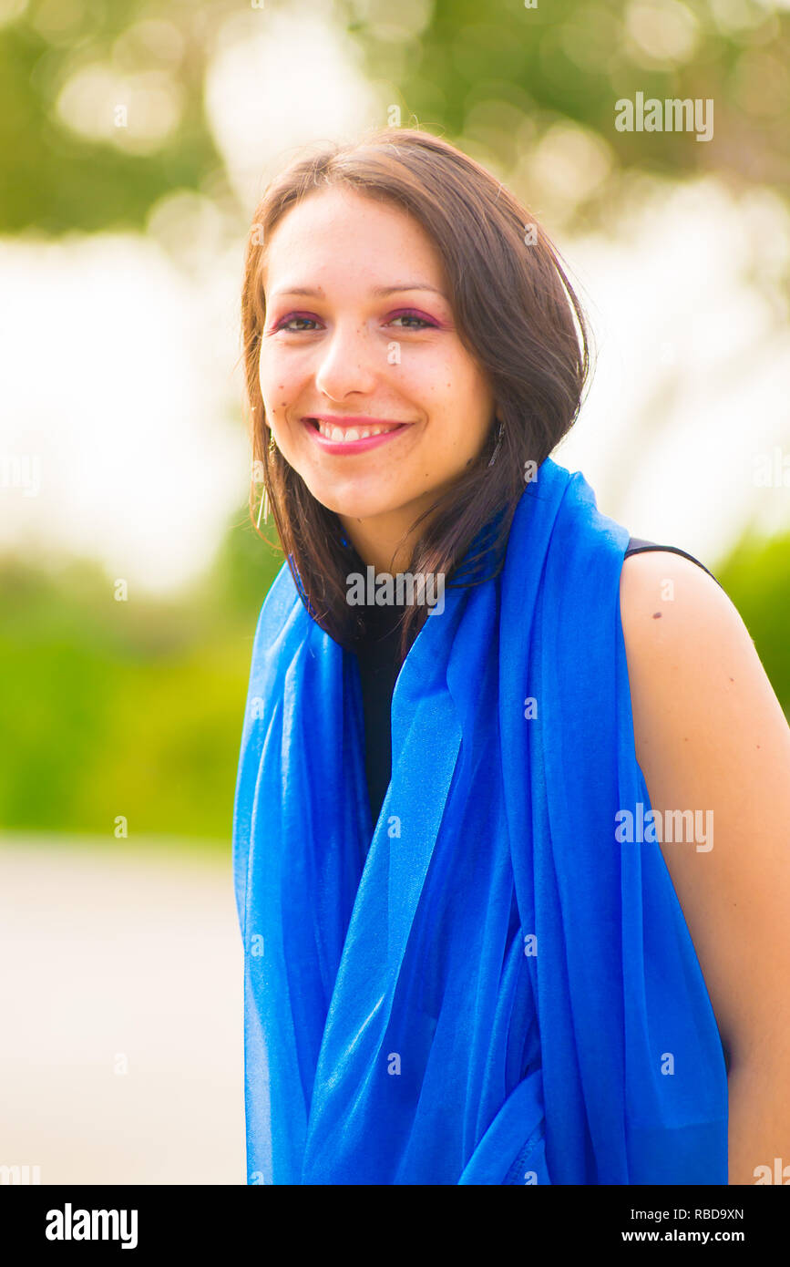 Latin female model poses for pictures in Barcelona, Spain. Barcelona's ...