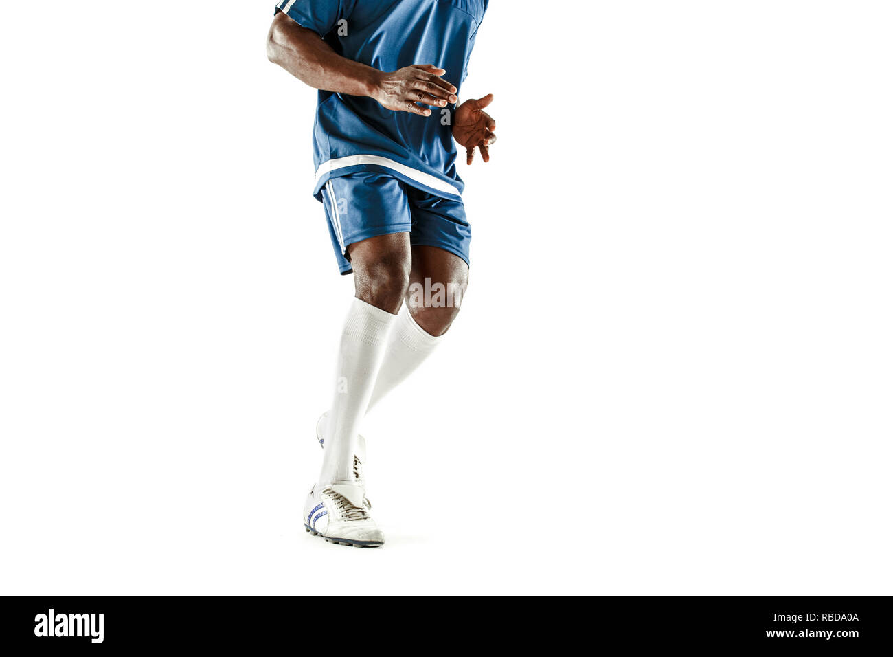 Football legs ball hi-res stock photography and images - Alamy