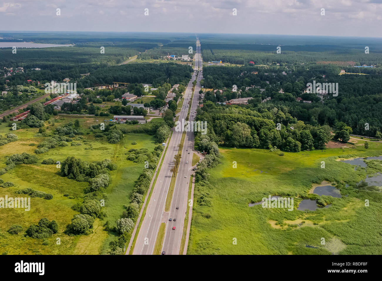 Ventspils latvia aerial hi-res stock photography and images - Alamy