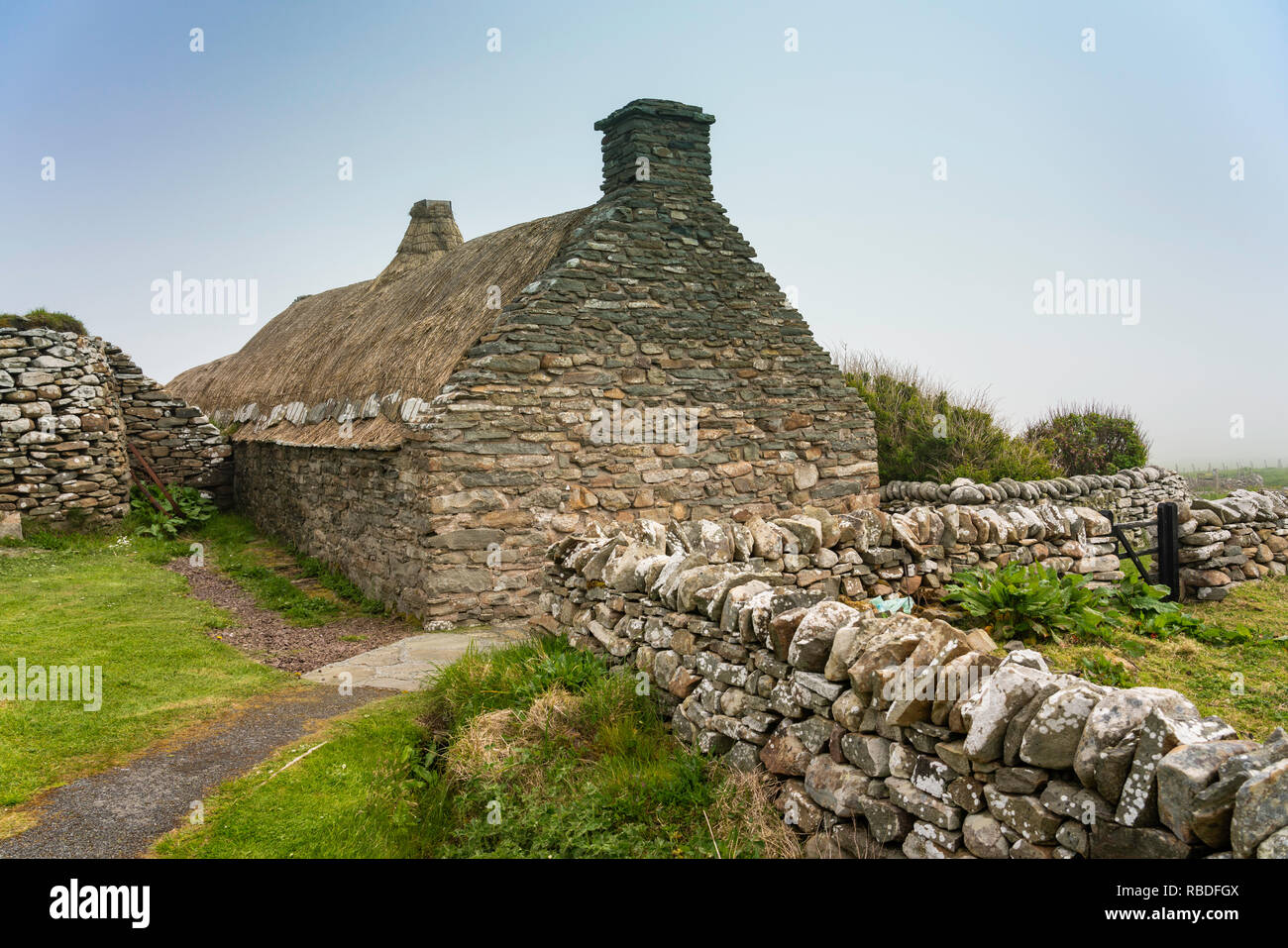 The Croft House Museum in Boddam, Dunrossness, Shetland, Scotland ...