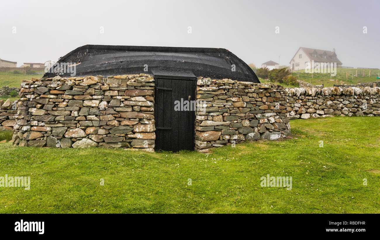 The Croft House Museum in Boddam, Dunrossness, Shetland, Scotland ...