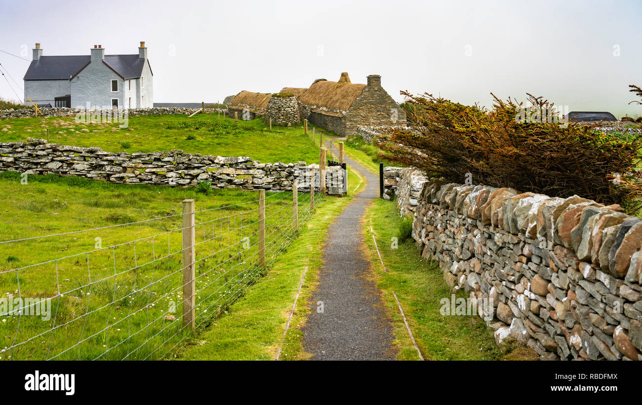 The Croft House Museum in Boddam, Dunrossness, Shetland, Scotland ...