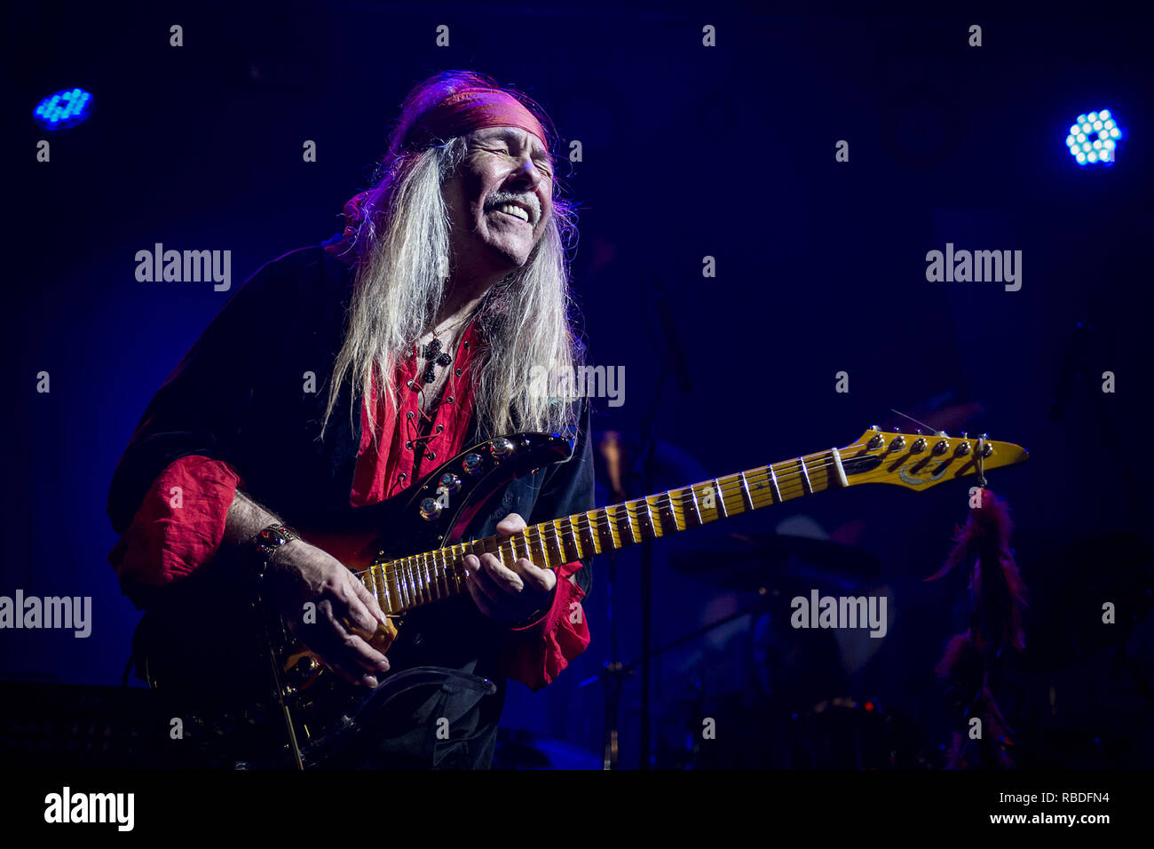Uli Jon Roth performs during his 50th anniversary tour at ULU Student ...