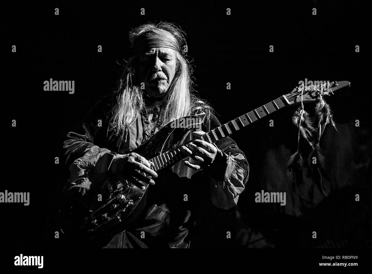 Uli Jon Roth performs during his 50th anniversary tour at ULU Student ...