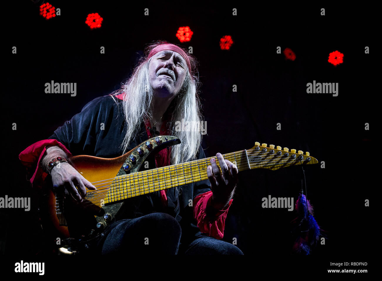 Uli Jon Roth performs during his 50th anniversary tour at ULU Student ...