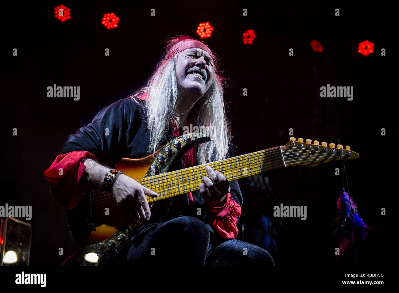 Uli Jon Roth performs during his 50th anniversary tour at ULU Student ...