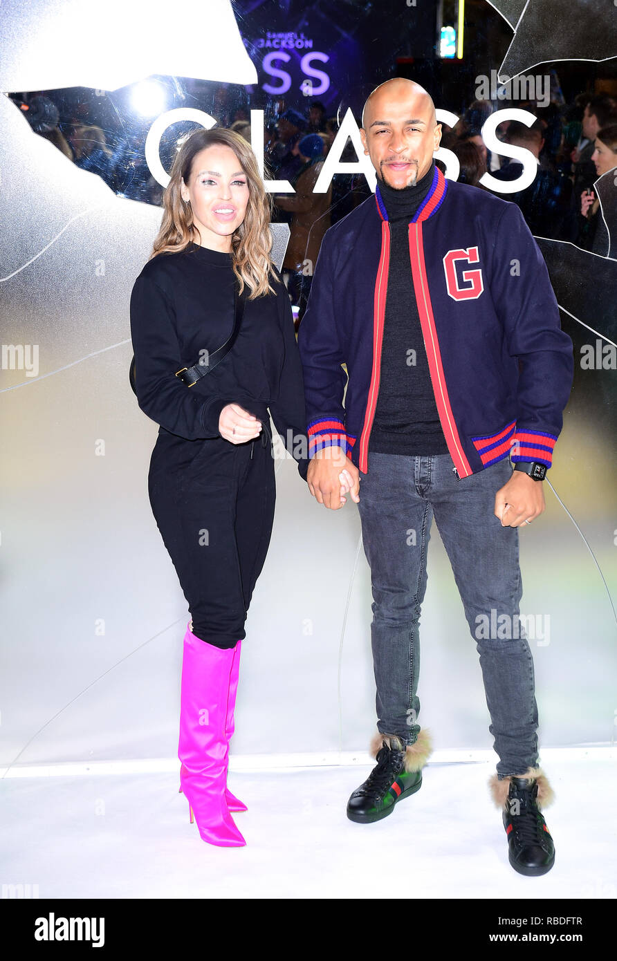 Katie Piper Left And Husband Richard James Sutton Attending The Glass European Premiere Held