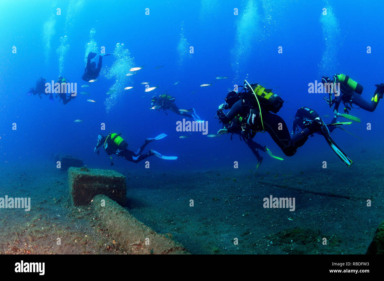 Scuba Diving in Tenerife - Canary Islands Stock Photo - Alamy