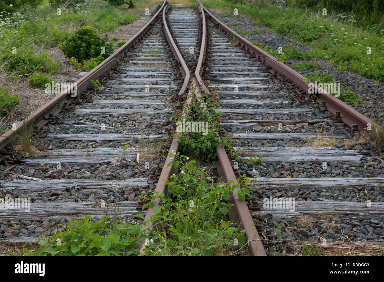 Two cross rails hi-res stock photography and images - Alamy