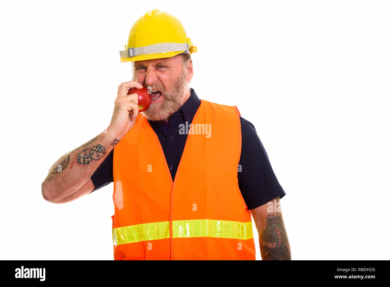 Construction Worker Eating High Resolution Stock Photography and Images ...