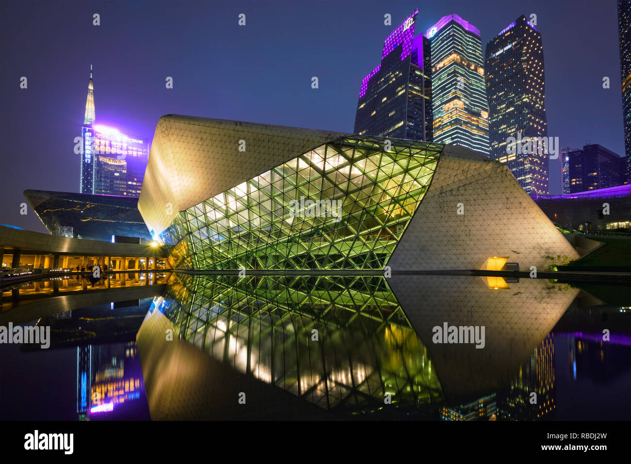 Guangzhou Opera House. Guangzhou, China Stock Photo - Alamy
