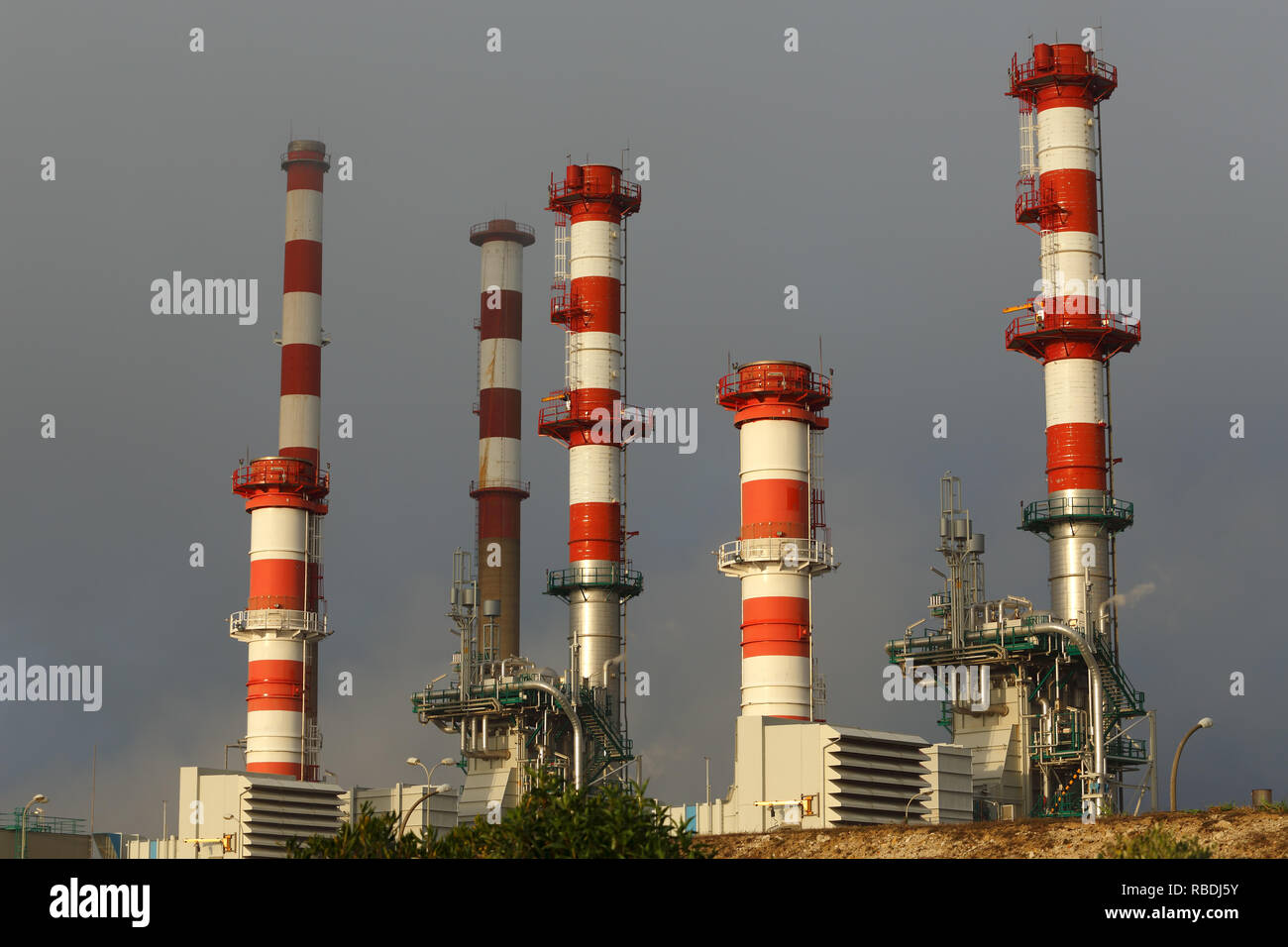 Big white chimneys hi-res stock photography and images - Alamy
