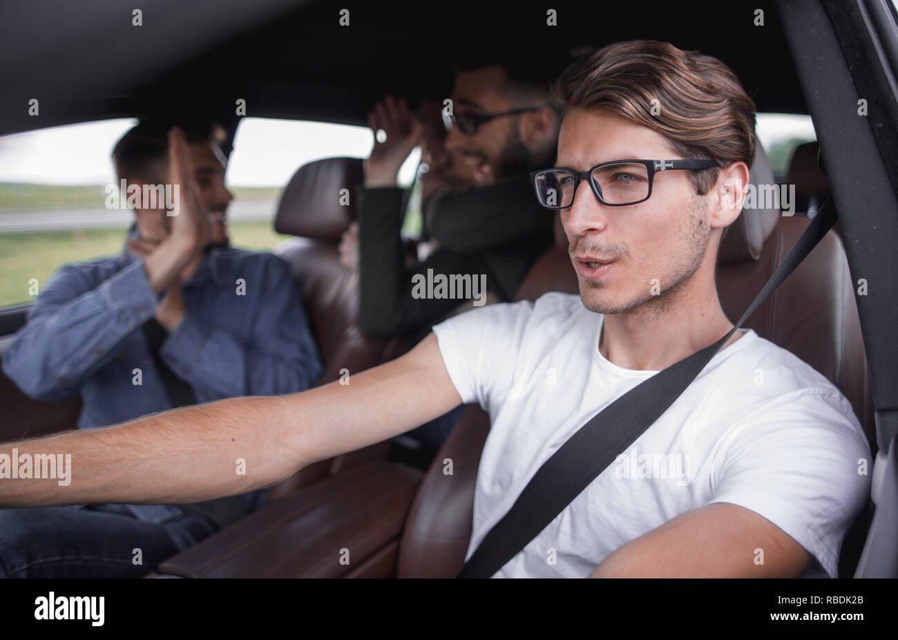 Fashion model male driving hi-res stock photography and images - Alamy