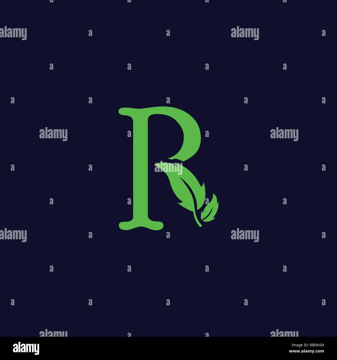 Green letter r Stock Vector Images - Alamy