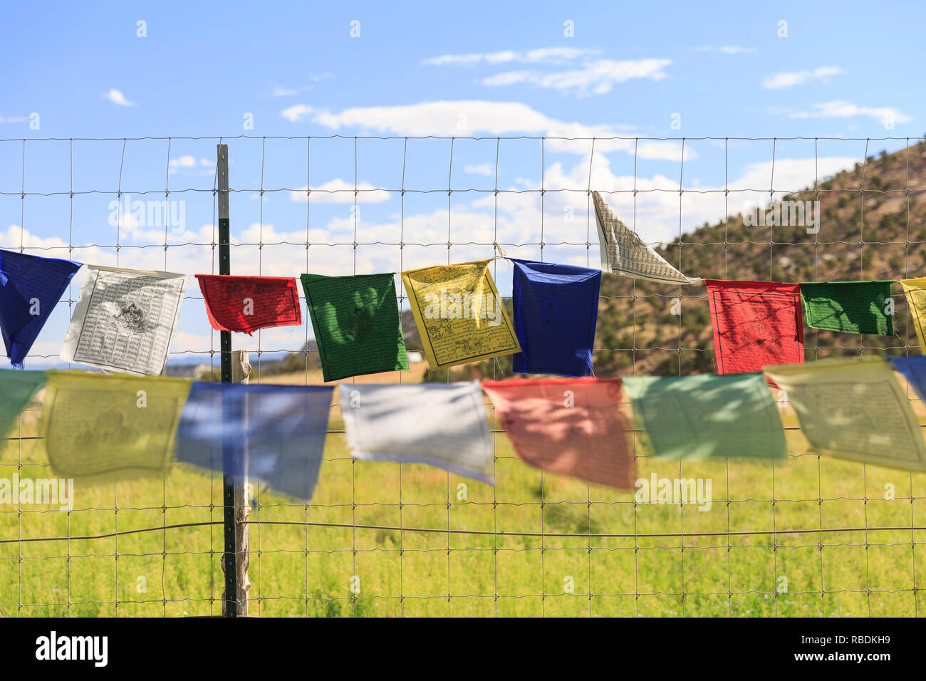 Tibetan prayer flag hi-res stock photography and images - Alamy