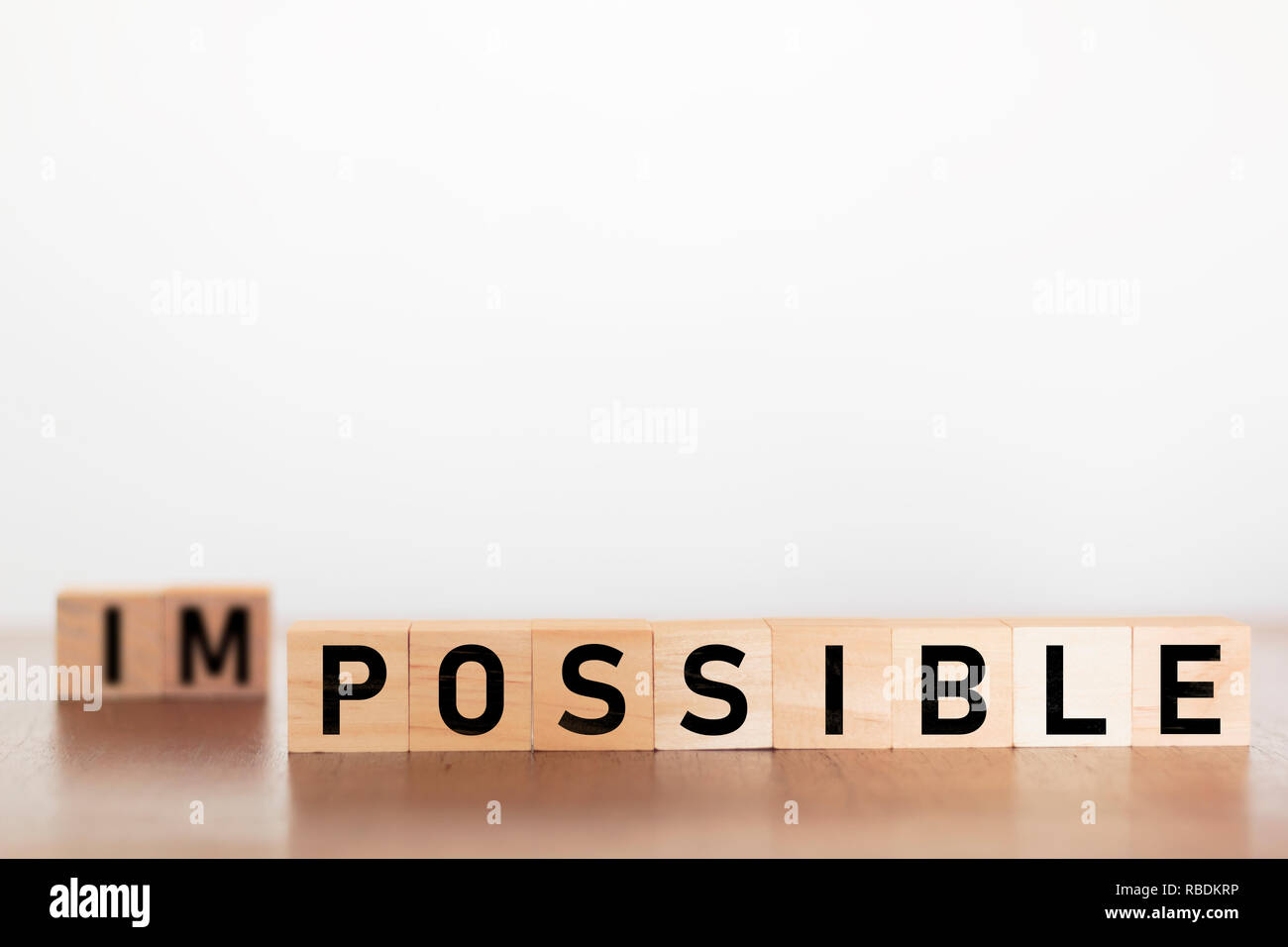 Impossible is Possible concept Stock Photo - Alamy