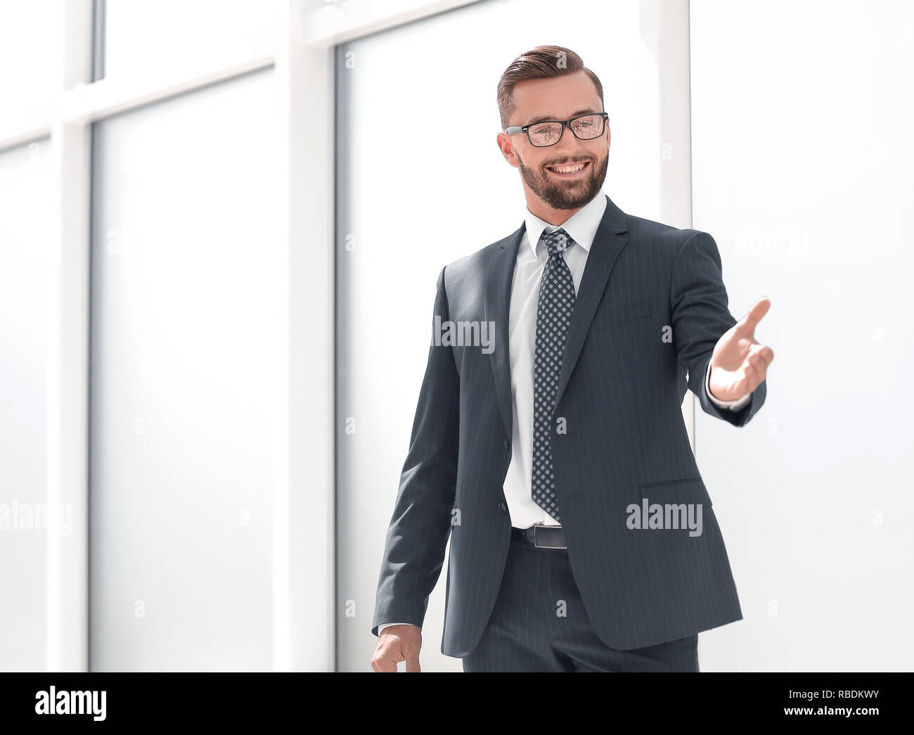 confident businessman pointing at you Stock Photo - Alamy