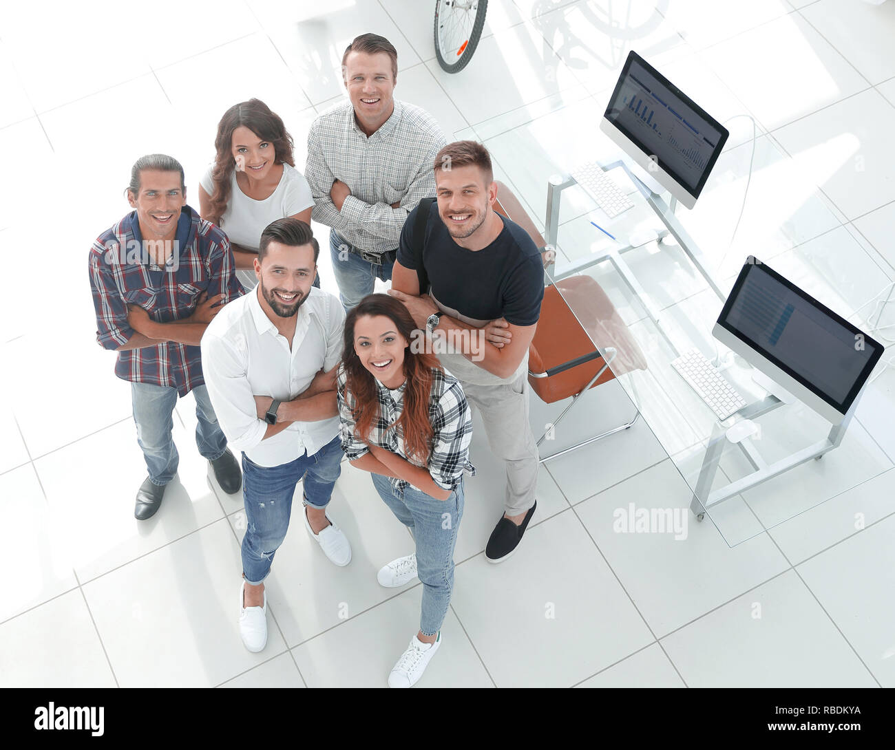 Creative young professionals work in hi-res stock photography and ...