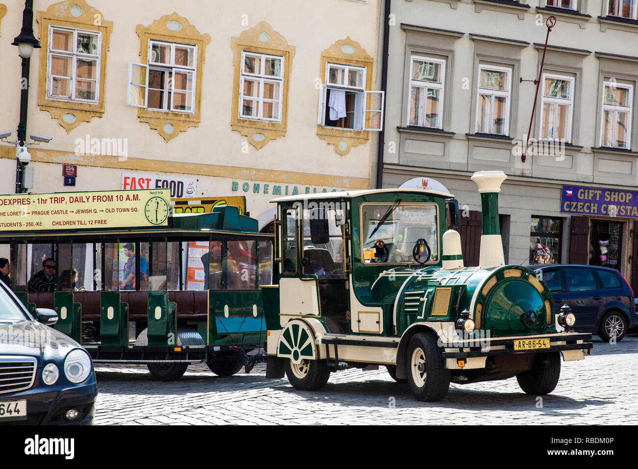 Train in prague hi-res stock photography and images - Alamy