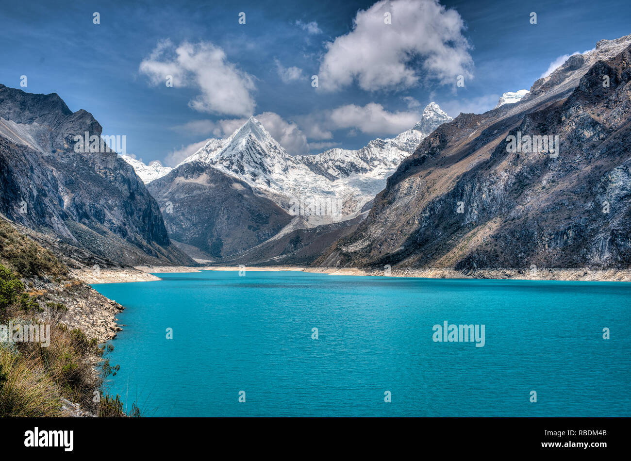 Laguna Paron in Peru Stock Photo - Alamy