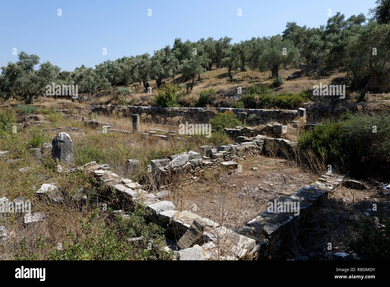 Late Hellenistic and Byzantine buildings, ancient Greek city of Iasos ...