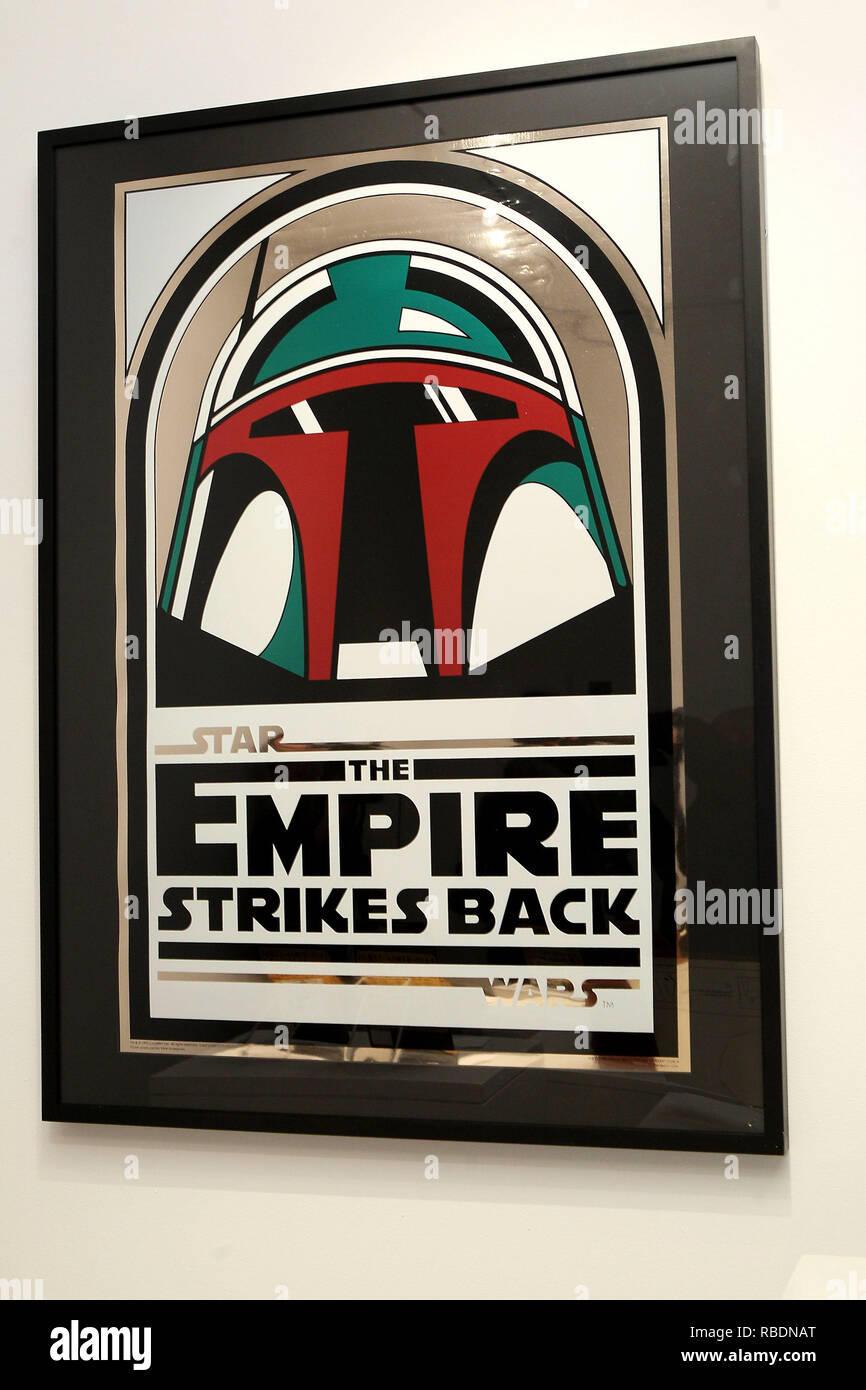 NEW YORK, NY - DECEMBER 02: Empire Strikes Back Poster on display at ...