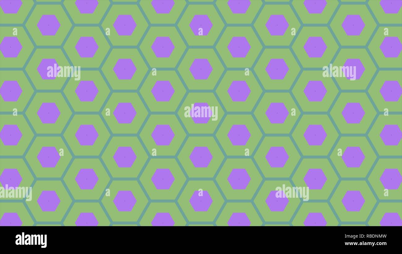 Abstract of the colorful hexagon of same color and different ...