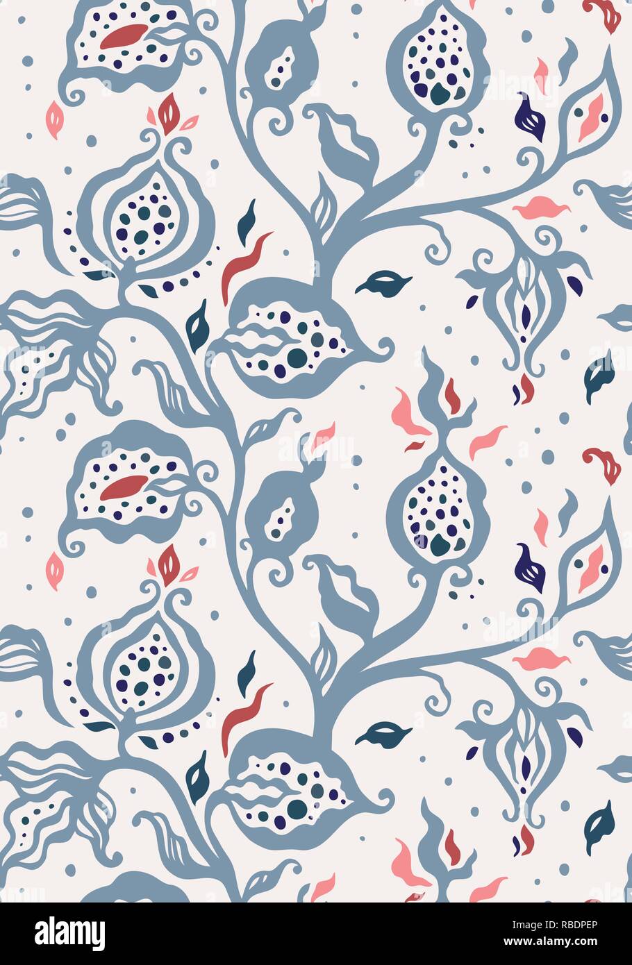 Paisley, Abstract Flower. Hand Drawn luxury old fashioned floral ...