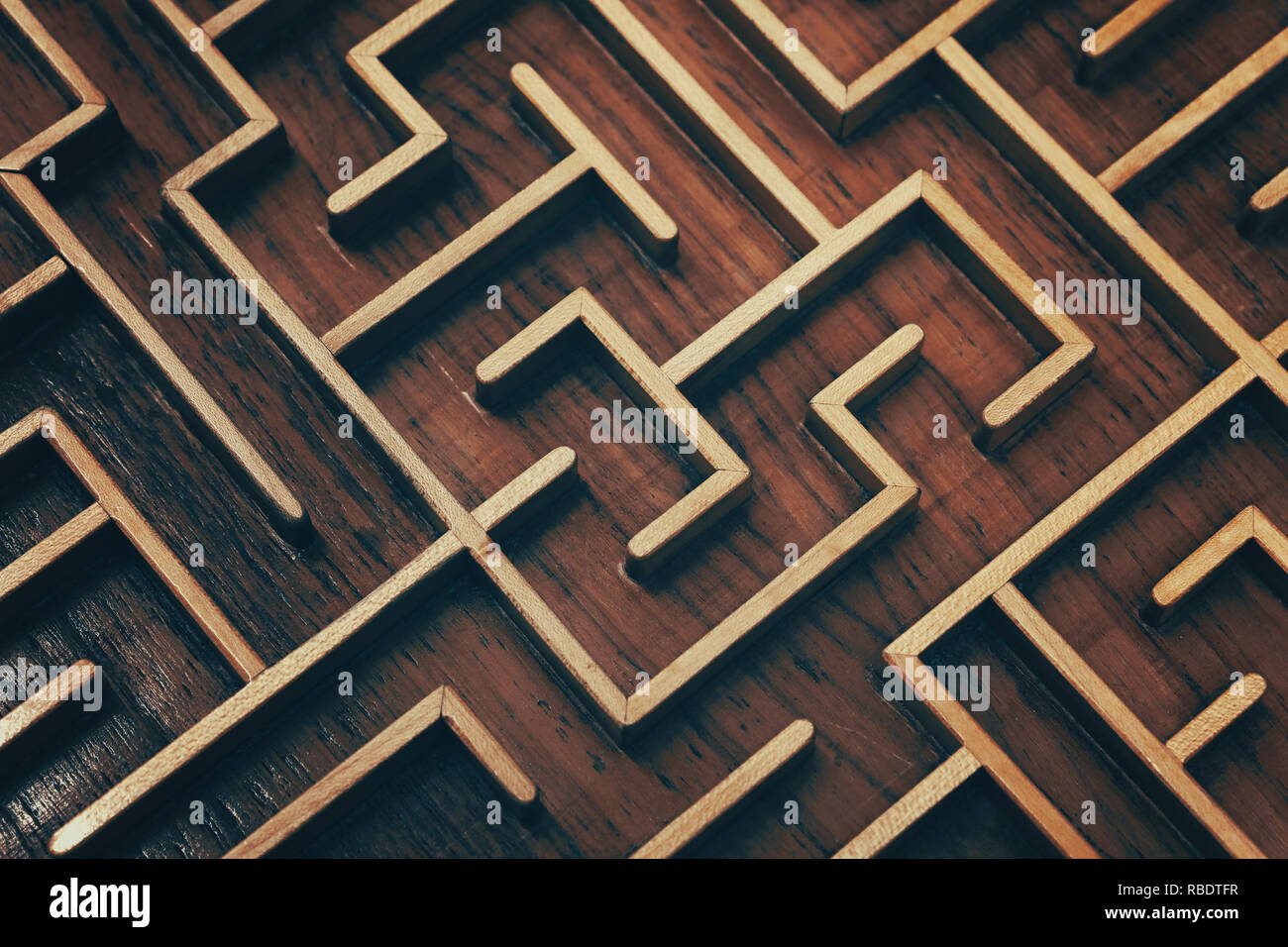 Dark maze hi-res stock photography and images - Alamy