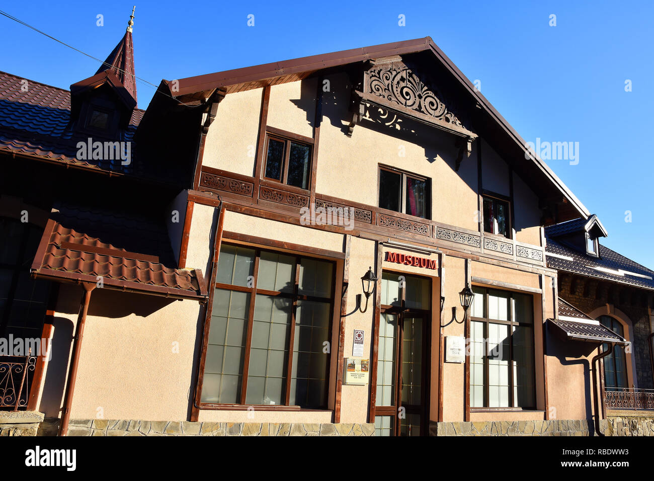 The Stirbey Castle, residence of princess Alina Stirbey and General ...