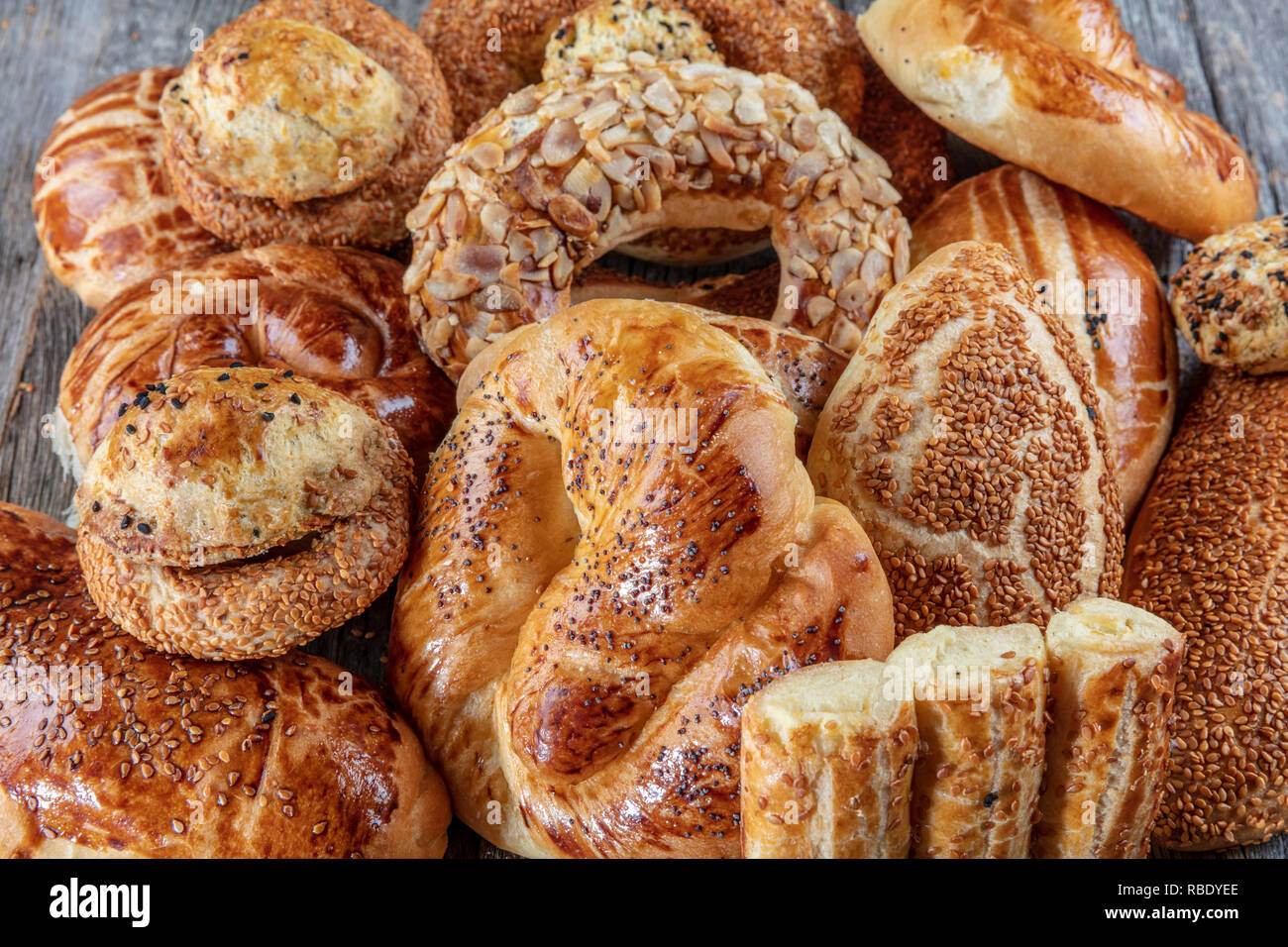 Turkish pastry product , tasty pogaca. Turkish Pastries; pogaca, borek ...