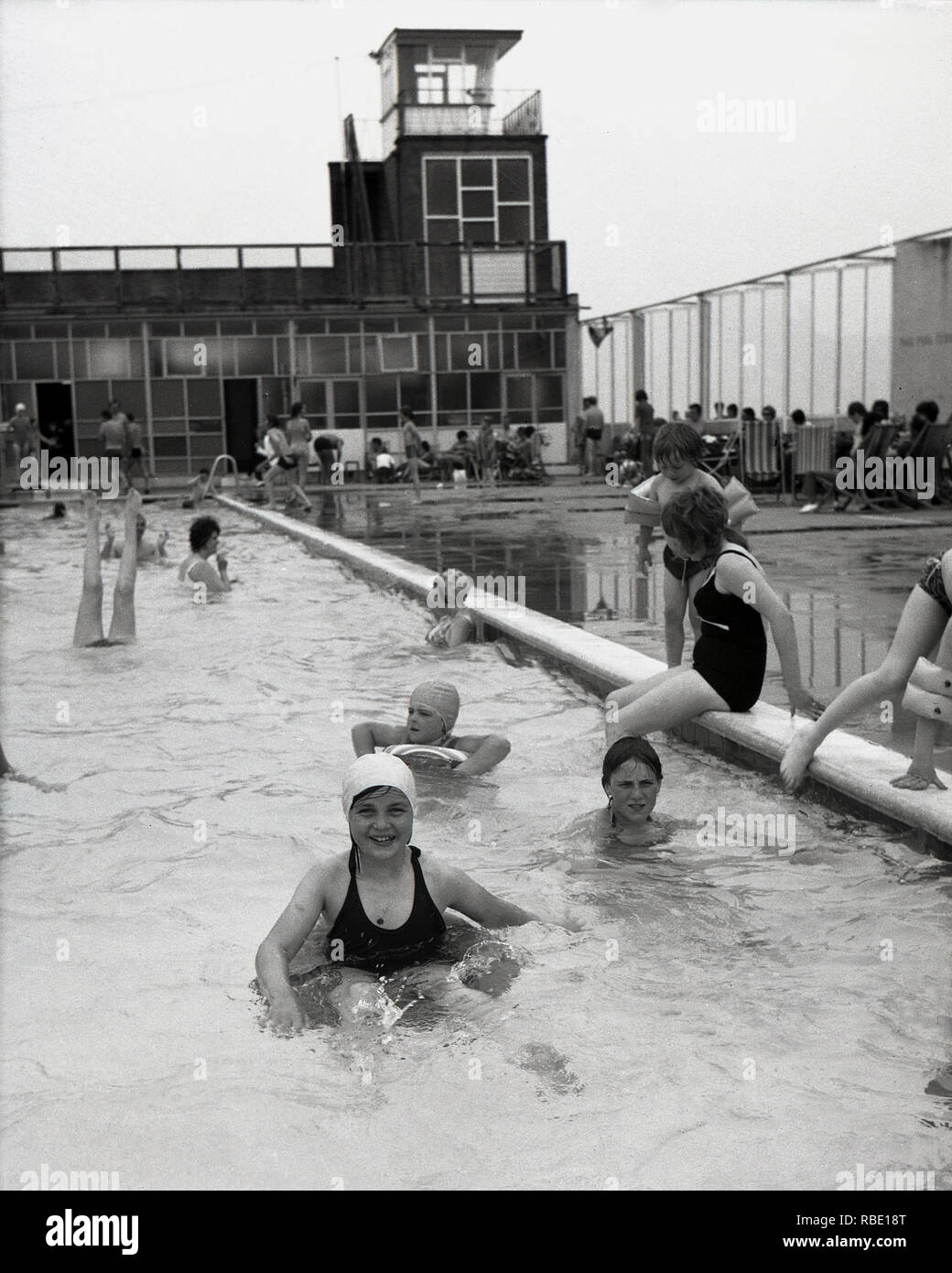 1960s Swimming Pool High Resolution Stock Photography and Images - Alamy