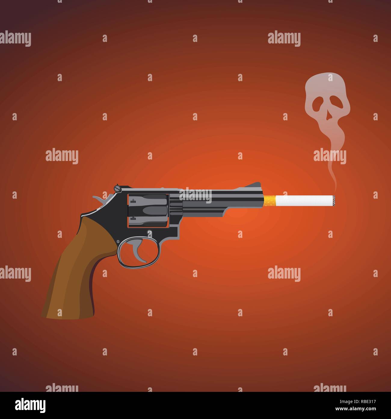 Gun Smoke Vector
