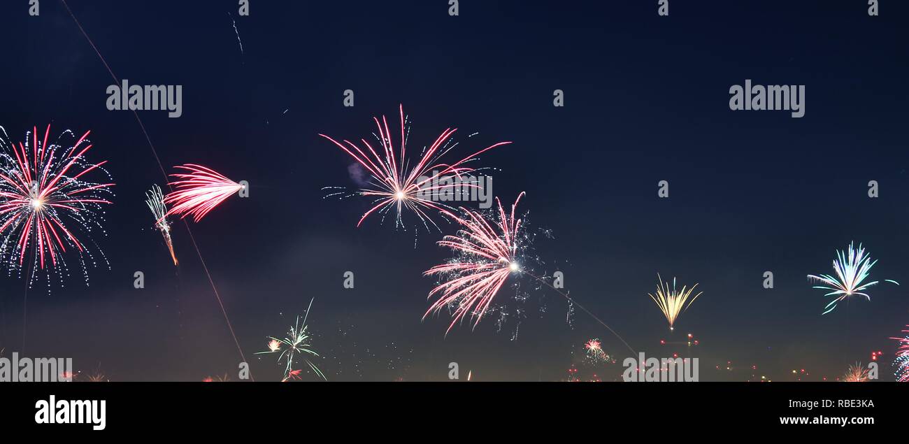 Vienna new year fireworks hi-res stock photography and images - Alamy