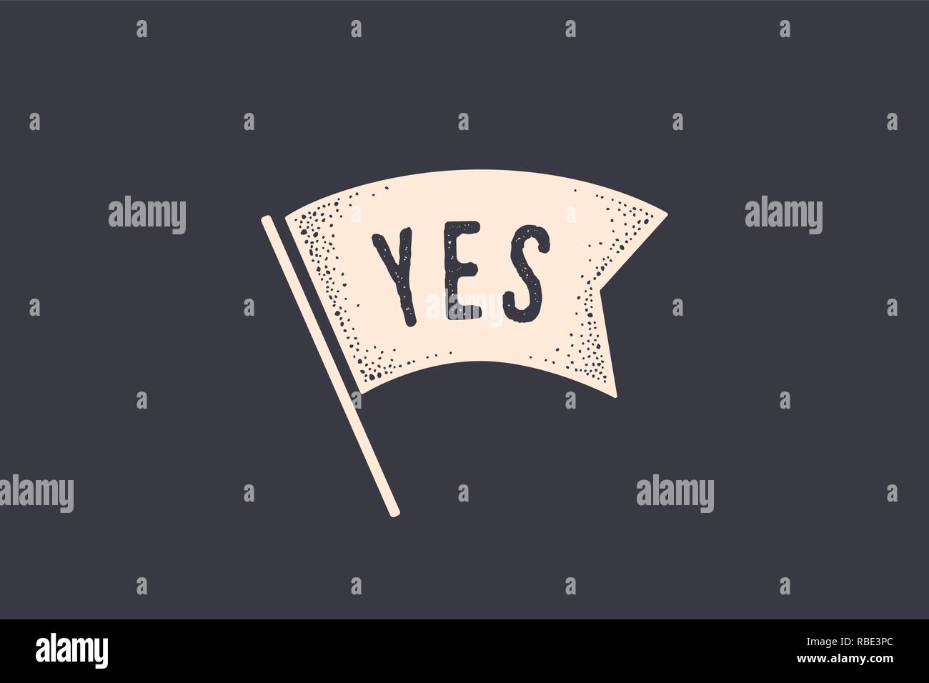 Negative flag Stock Vector Images - Alamy