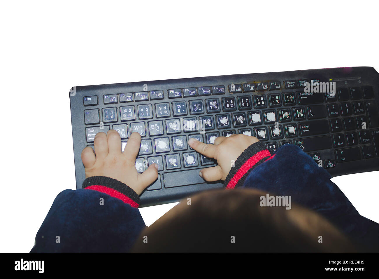 Two typing hi-res stock photography and images - Alamy