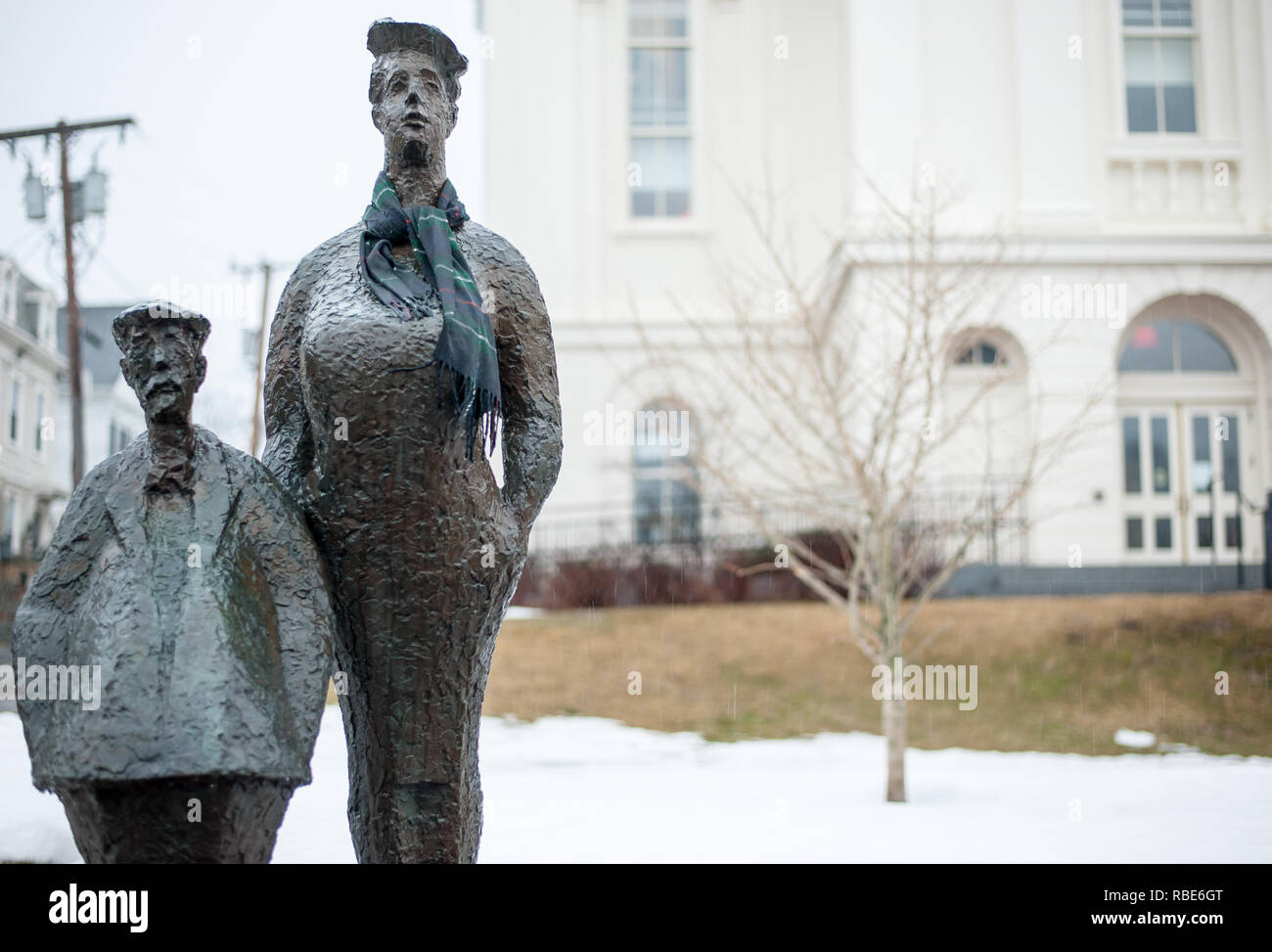 Statues in Wellfleet, Cape Cod, Massachusetts Stock Photo - Alamy