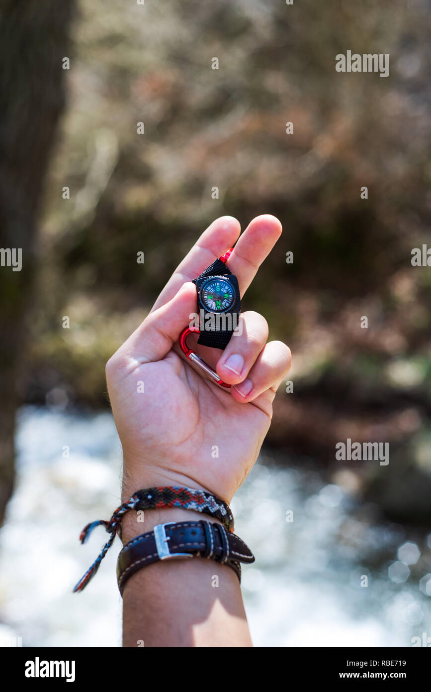 Small compass hi-res stock photography and images - Alamy