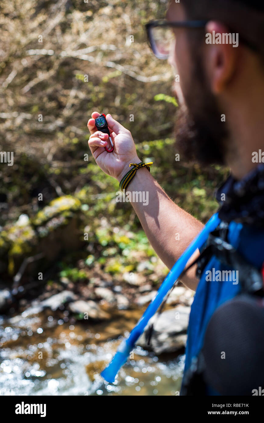 Small compass hi-res stock photography and images - Alamy