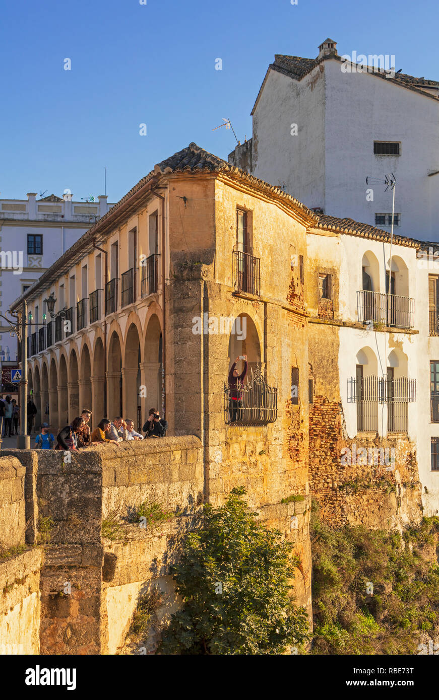 Ronda, Malaga Province, Andalusia, Spain. The old town Stock Photo - Alamy