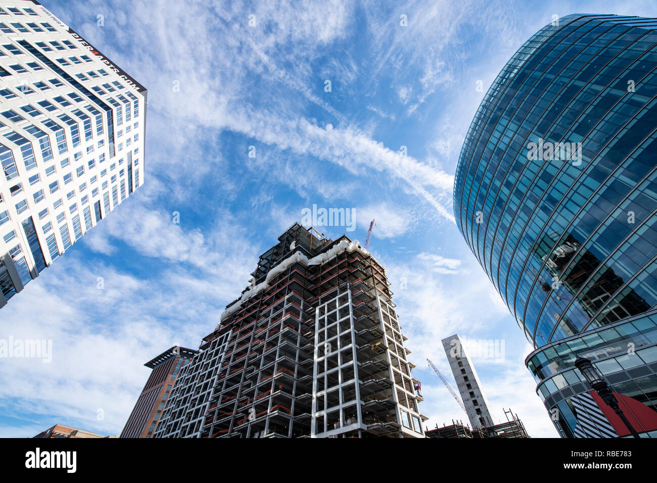 Office buildings in Boston Stock Photo - Alamy