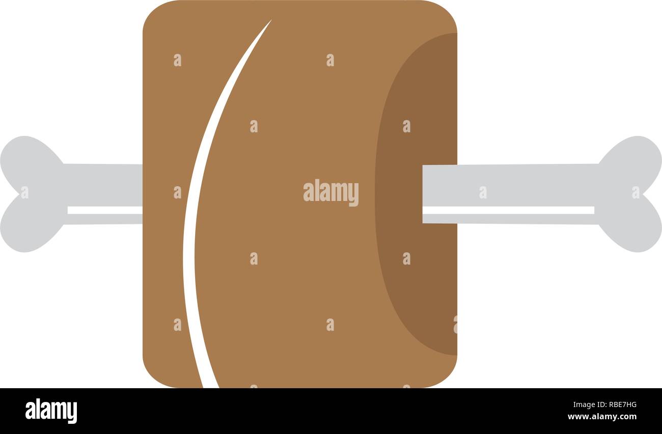 Isolated pixelated meat icon. Vector illustration design Stock Vector ...